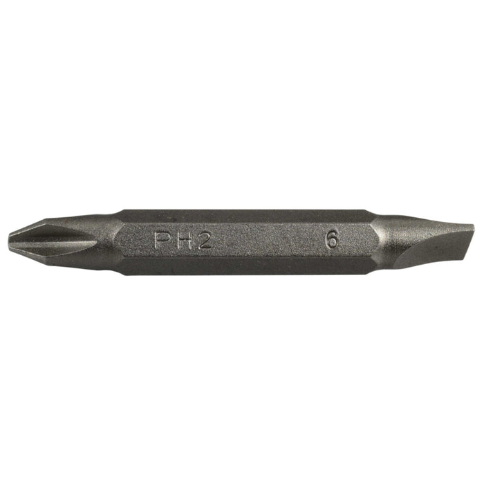 1/4" x 2" No. 2 Phillips & Slotted Double Insert Bits — Fastener Line