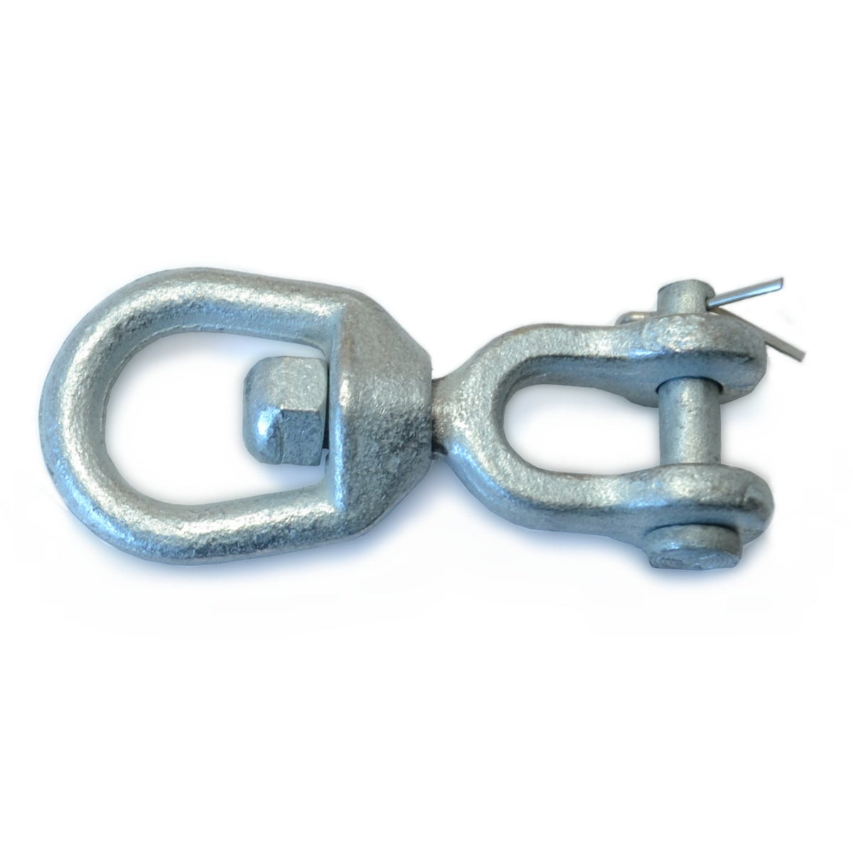 5/16" Galvanized Steel Jaw & Eye Swivels — Fastener Line