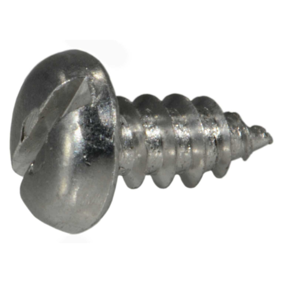 #8 x 3/8" Aluminum Slotted Pan Head Sheet Metal Screws — Fastener Line