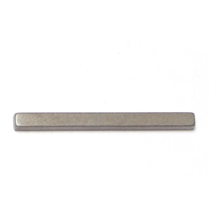 1/8" x 1/8" x 1-1/2" Zinc Plated Steel Square Machine Keys — Fastener Line