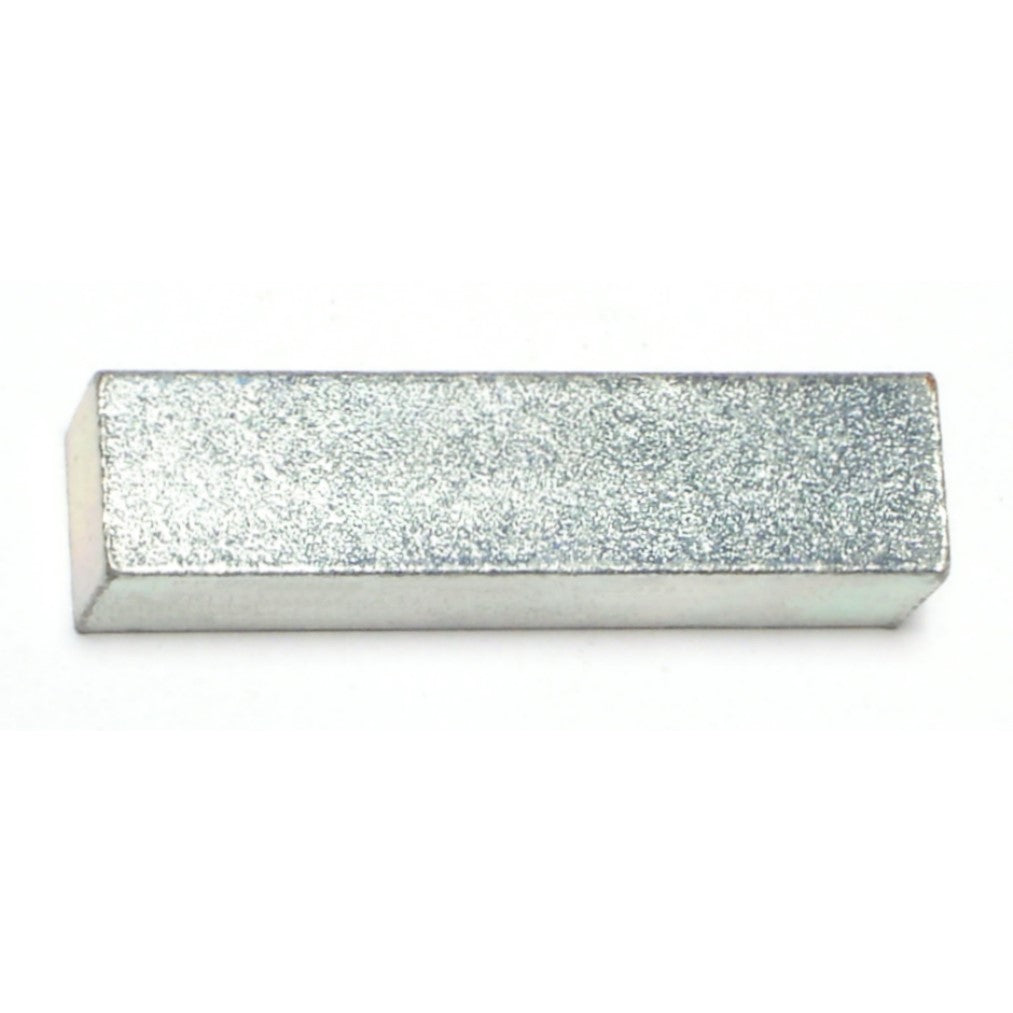 1/2" x 1/2" x 2" Zinc Plated Steel Square Machine Keys — Fastener Line
