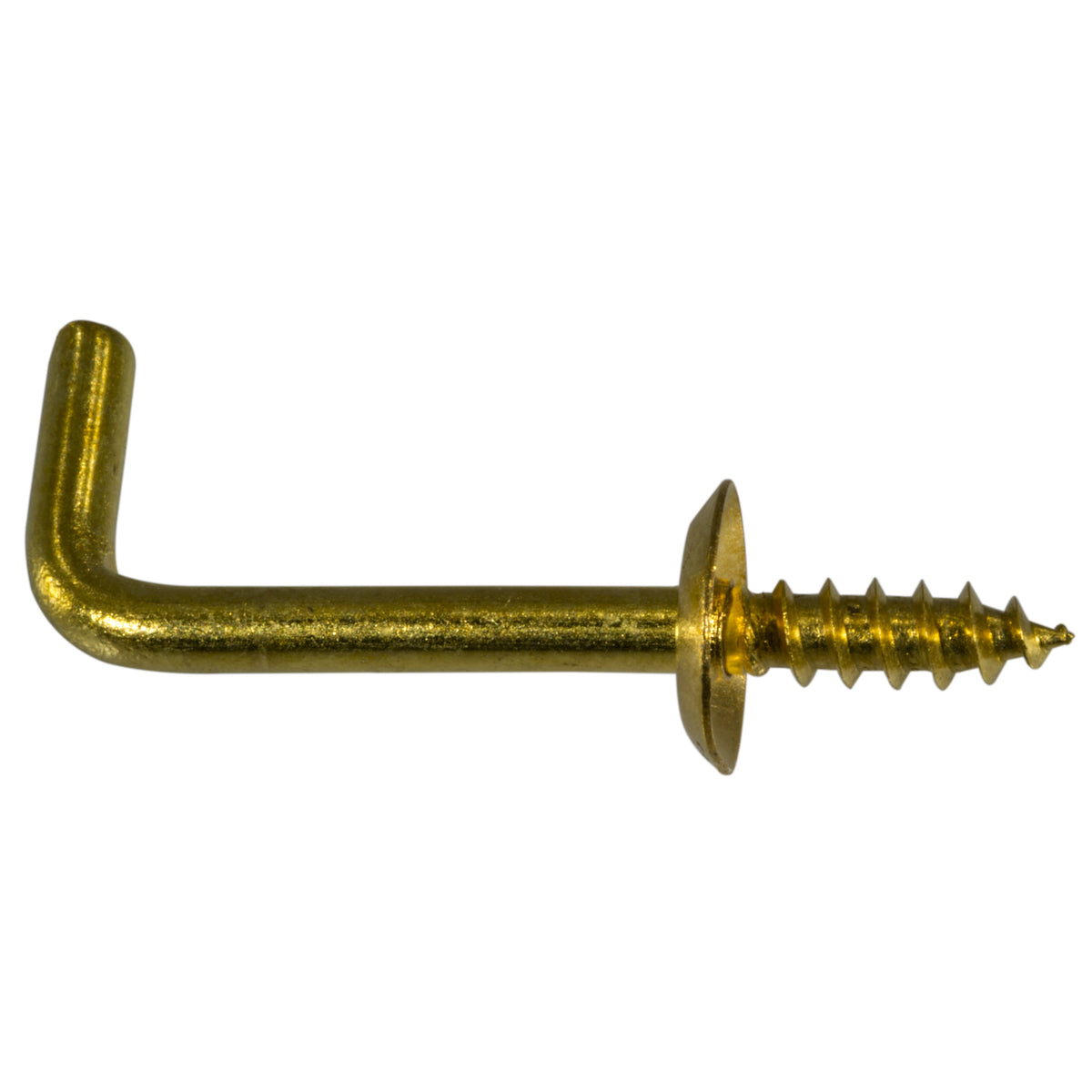 15/32" x 7/8" Brass Cup Hooks — Fastener Line