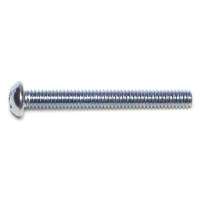 #8-32 x 1-1/2" Zinc Plated Steel Coarse Thread Phillips Round Head Mac ...