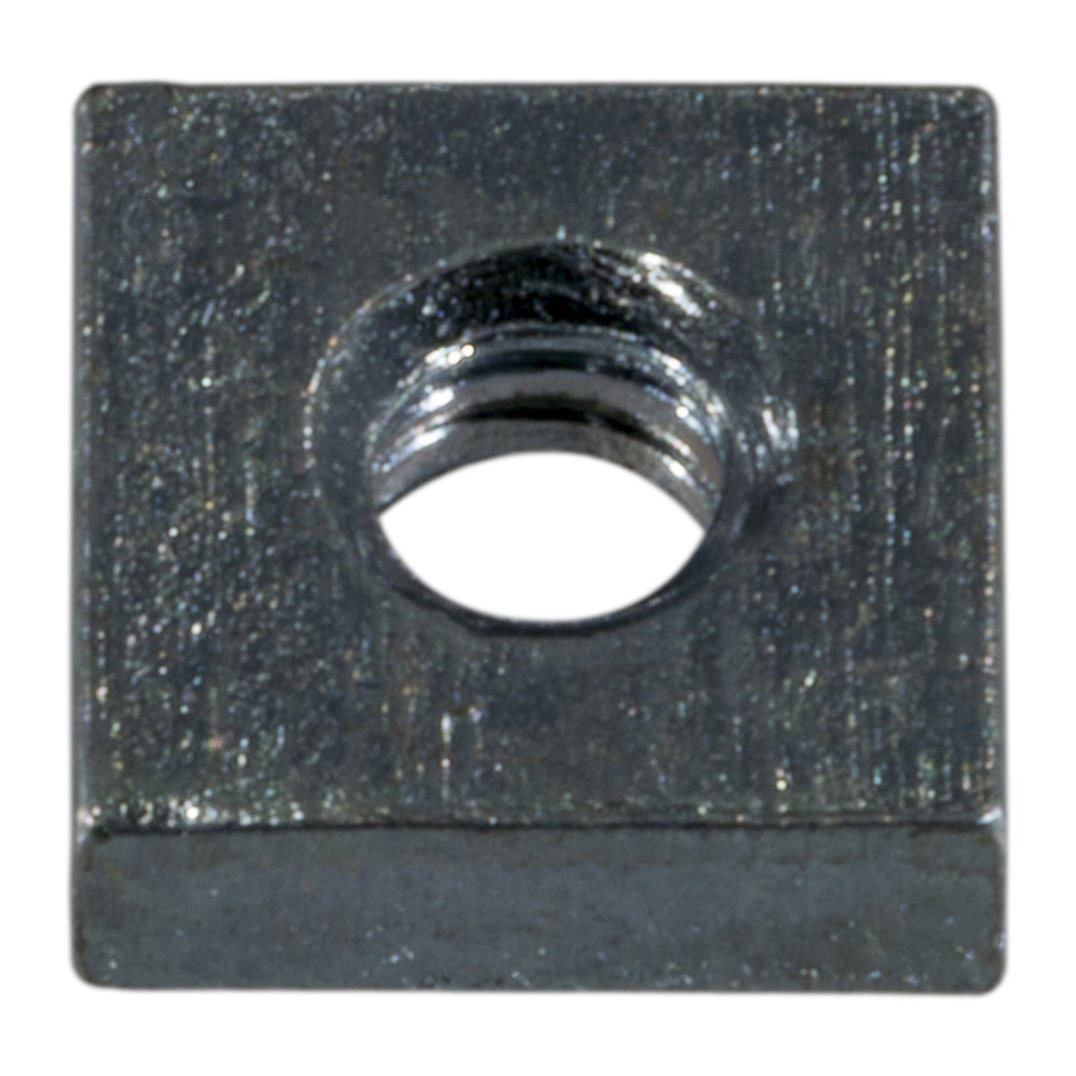 #6-32 Zinc Plated Steel Coarse Thread Square Nuts — Fastener Line