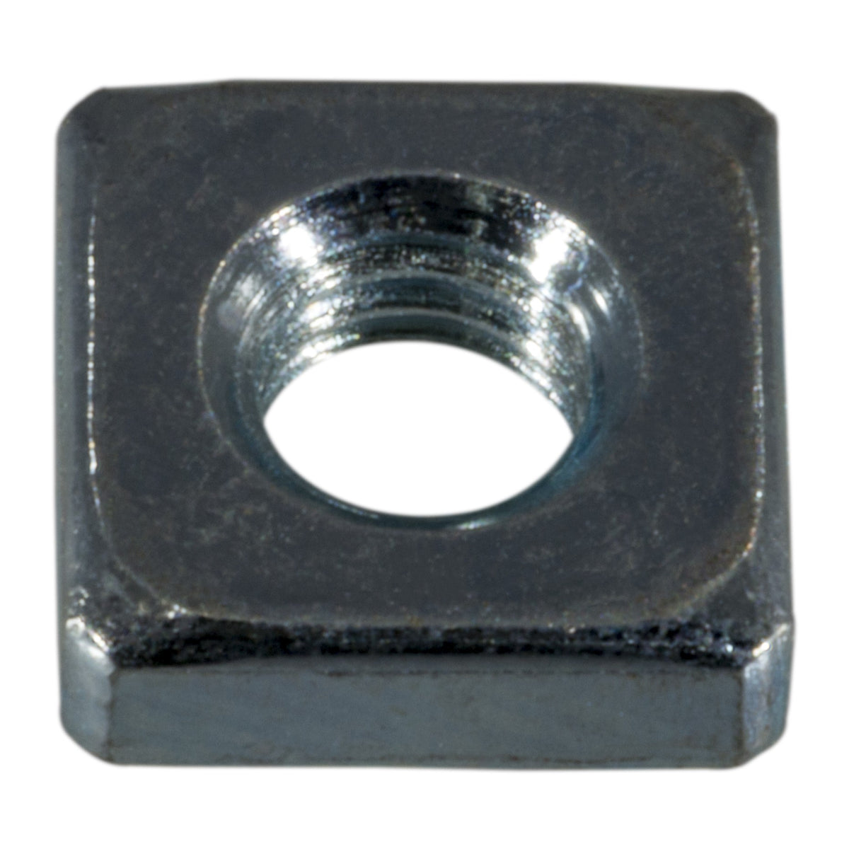#10-32 Zinc Plated Steel Fine Thread Square Nuts — Fastener Line