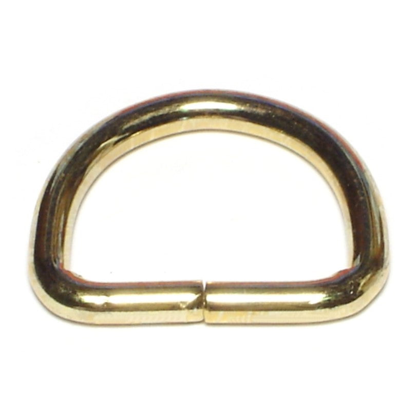 1/8" x 1" Brass D-Rings — Fastener Line