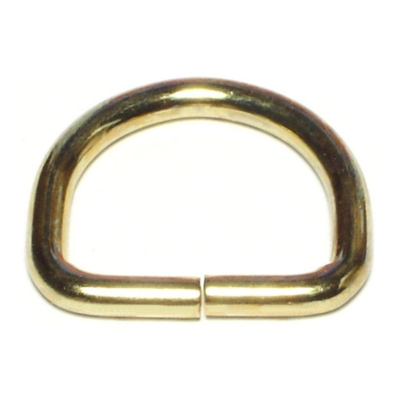 1/8" x 1-1/8" Brass D-Rings — Fastener Line