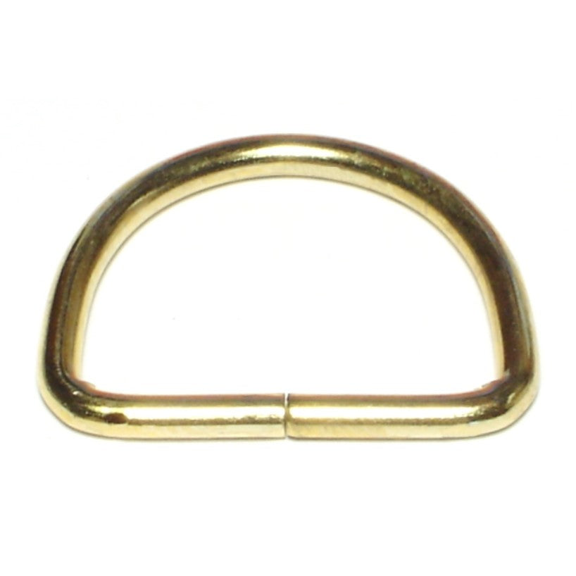 5/32" x 1-5/16" Brass D-Rings — Fastener Line