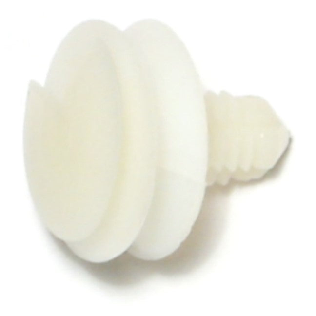 3/4" x 5/16" x 1/2" White Plastic Panel Retainers — Fastener Line