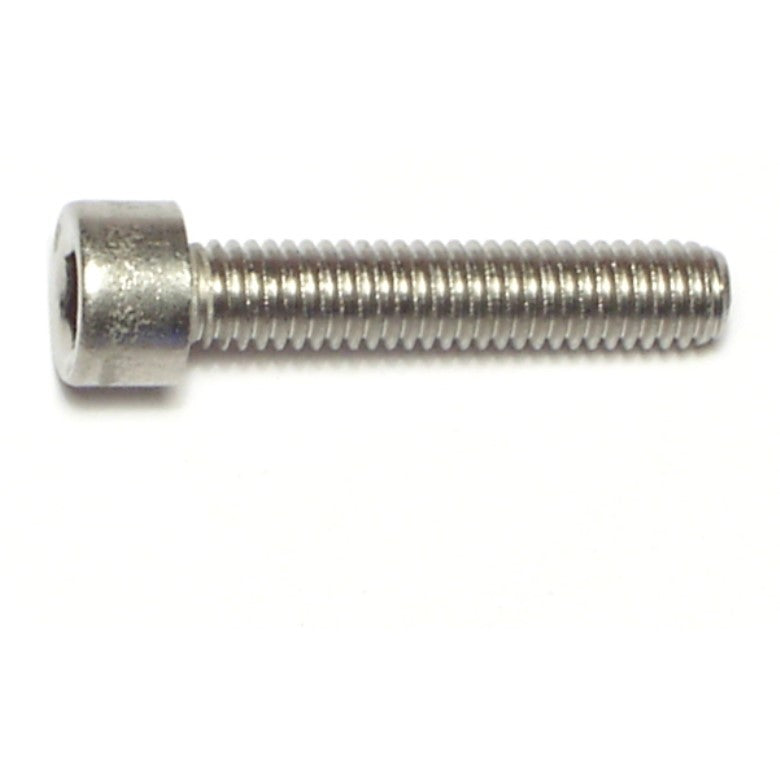6mm-1.0 x 30mm Stainless A2-70 Steel Coarse Thread Hex Socket Cap Scre ...