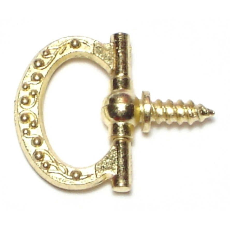 15/16" Brass Plated Steel Floral Decorative Rings — Fastener Line