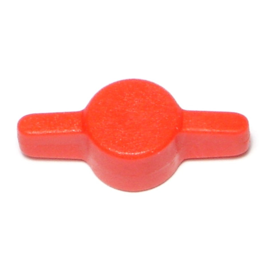 1/4" Red Plastic Tee Thumb Screw Knobs — Fastener Line