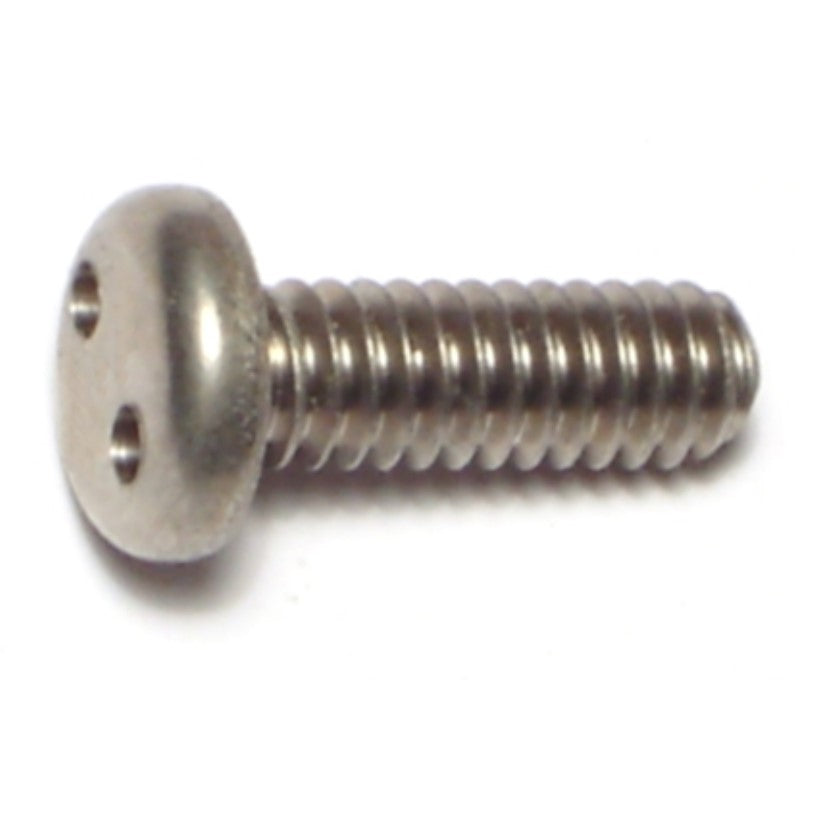 1/4"-20 x 3/4" 18-8 Stainless Steel Coarse Thread Spanner Security Pan ...