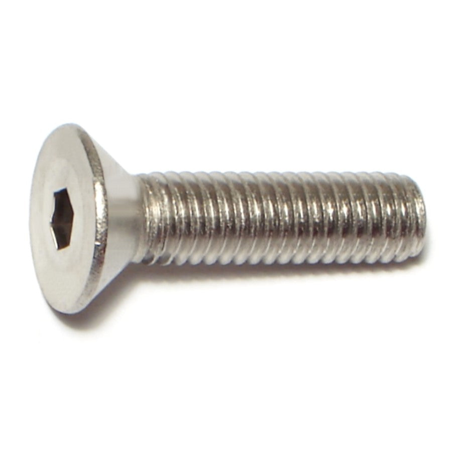 3/8"-16 x 1-1/2" 18-8 Stainless Steel Coarse Thread Flat Head Socket C ...