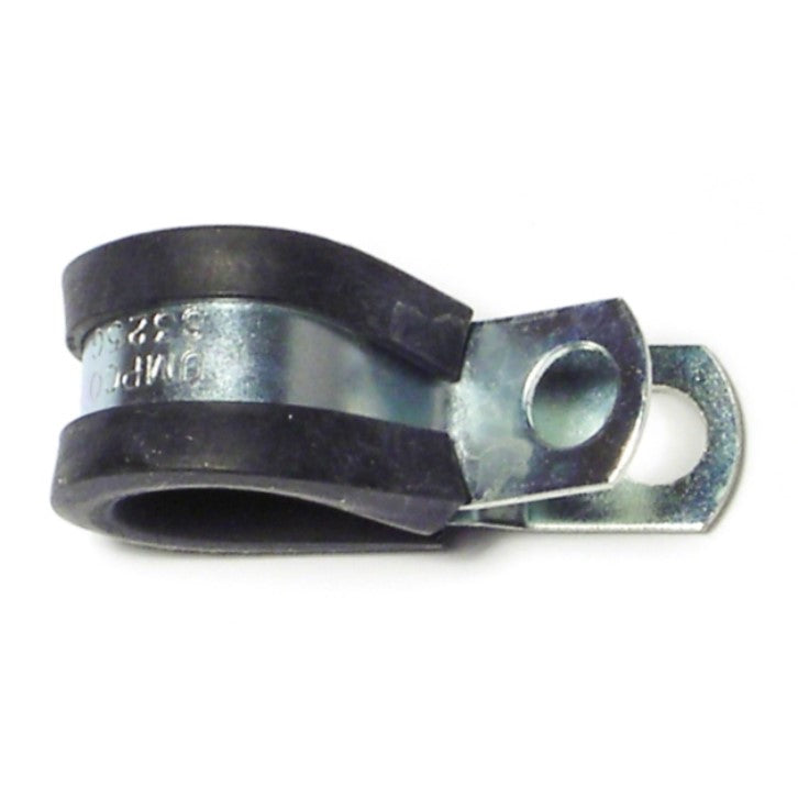 5/8" x 1/2" Rubber Cushioned Steel Support Clamps — Fastener Line