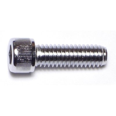 5/16"-18 x 1" Chrome Plated Grade 8 Steel Coarse Thread Smooth Head So ...