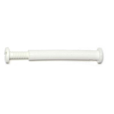 1-3/4" White Plastic Posts with Screws — Fastener Line