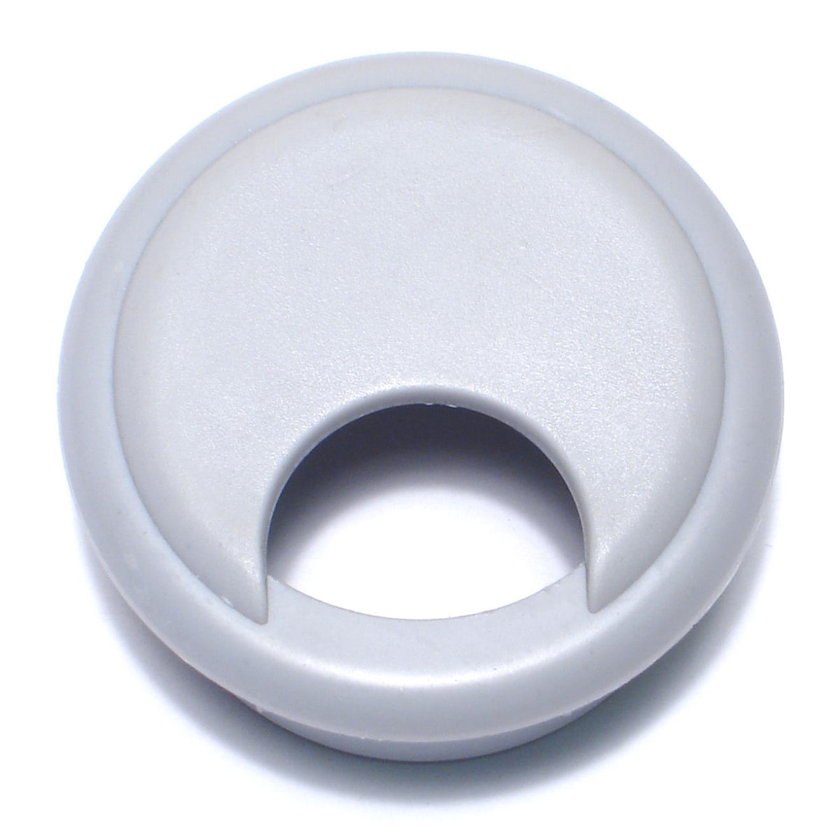 1-1/2" x 1.2" Gray Nylon Plastic Desk Grommets — Fastener Line