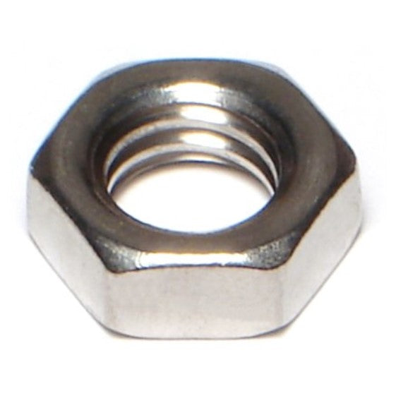 3/8"-16 x 5/8" 18-8 Stainless Steel Coarse Thread Jam Nuts — Fastener Line