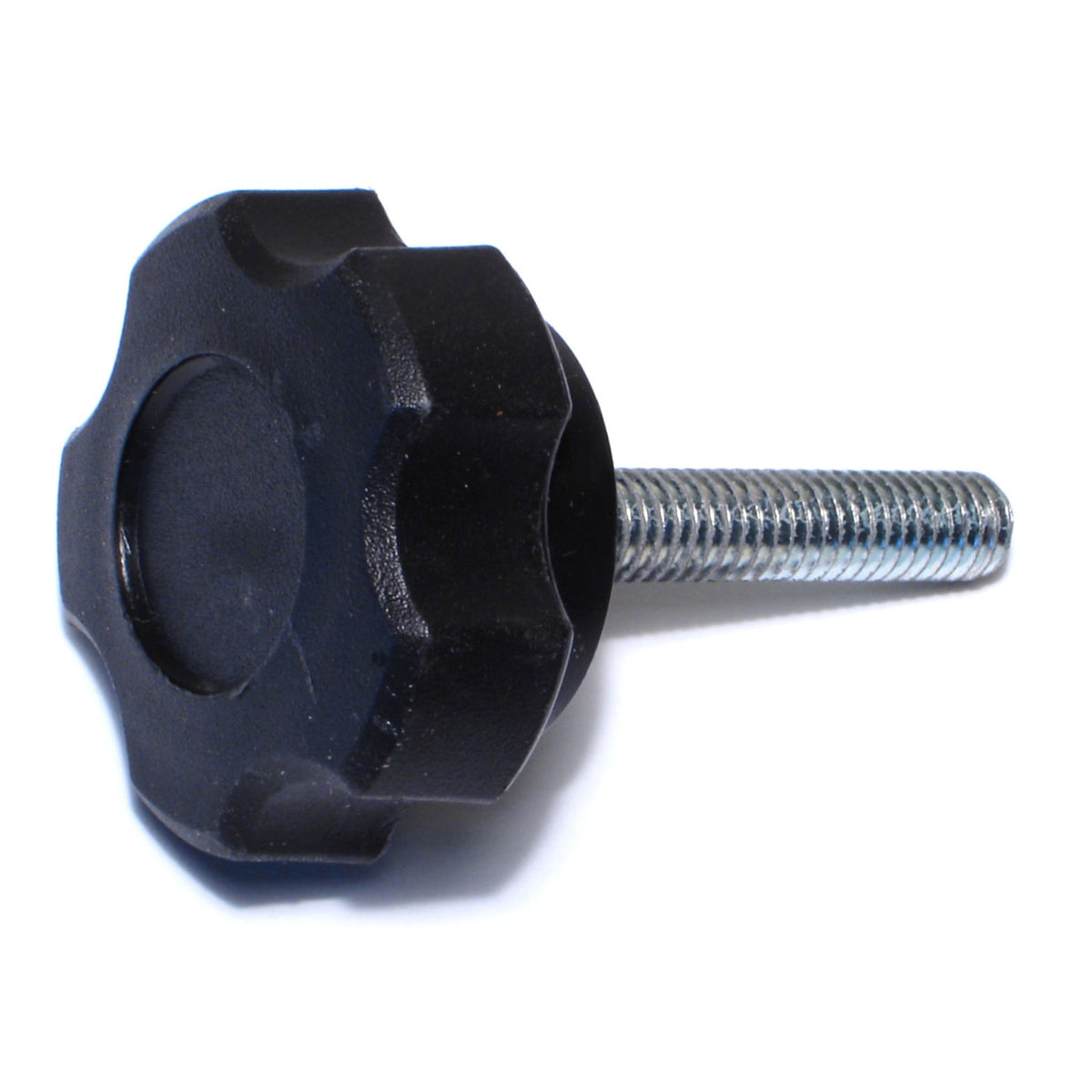 5/16"-18 x 1-3/4" Black Plastic Coarse Thread Fluted Knobs — Fastener Line