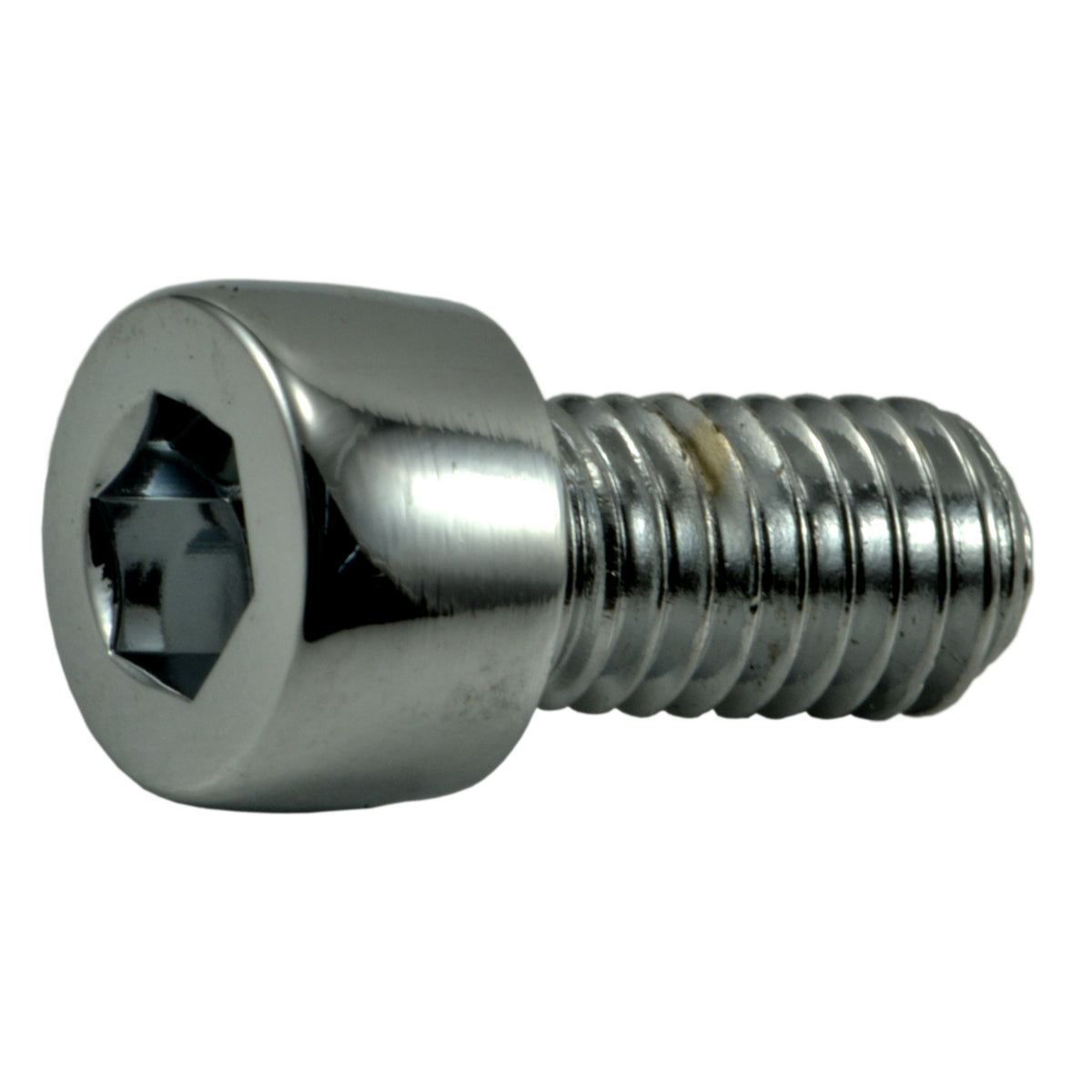 #10-32 x 3/8" Chrome Plated Steel Fine Thread Smooth Head Socket Cap S ...