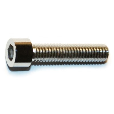 #10-32 x 7/8" Chrome Plated Steel Fine Thread Smooth Head Socket Cap S ...