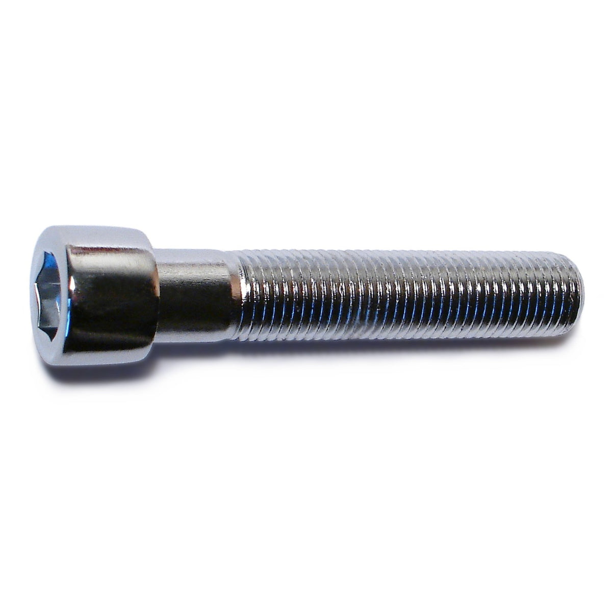 3/8"-24 x 2" Chrome Plated Steel Fine Thread Smooth Head Socket Cap Sc ...