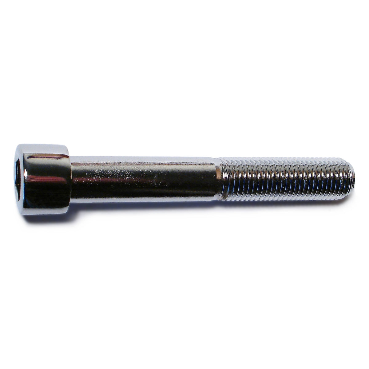 7/16"-20 x 3" Chrome Plated Steel Fine Thread Smooth Head Socket Cap S ...