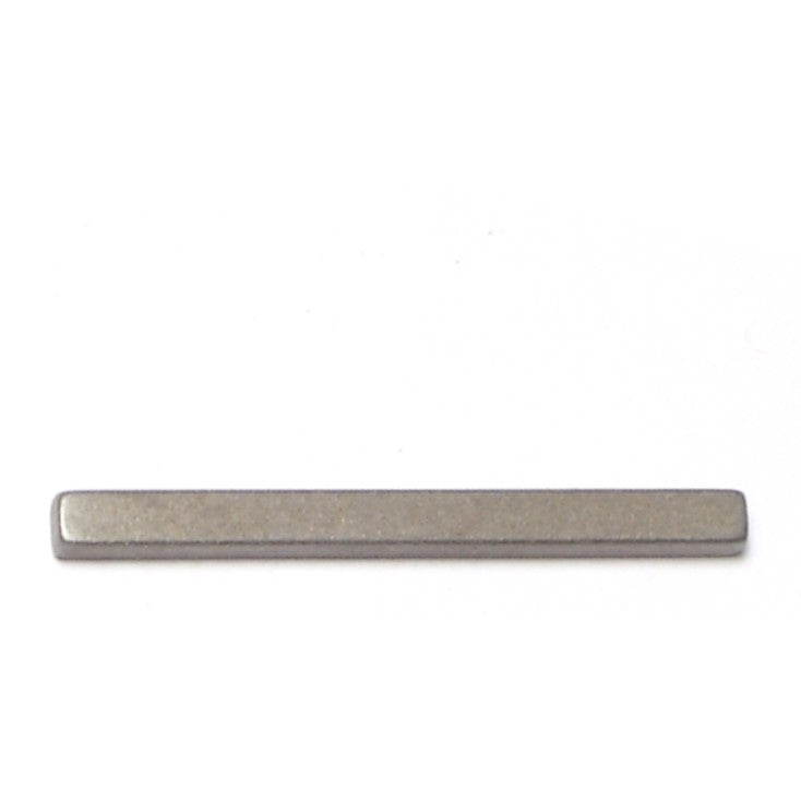 1/8" x 1/8" x 1-1/2" Zinc Plated Steel Square Machine Keys — Fastener Line