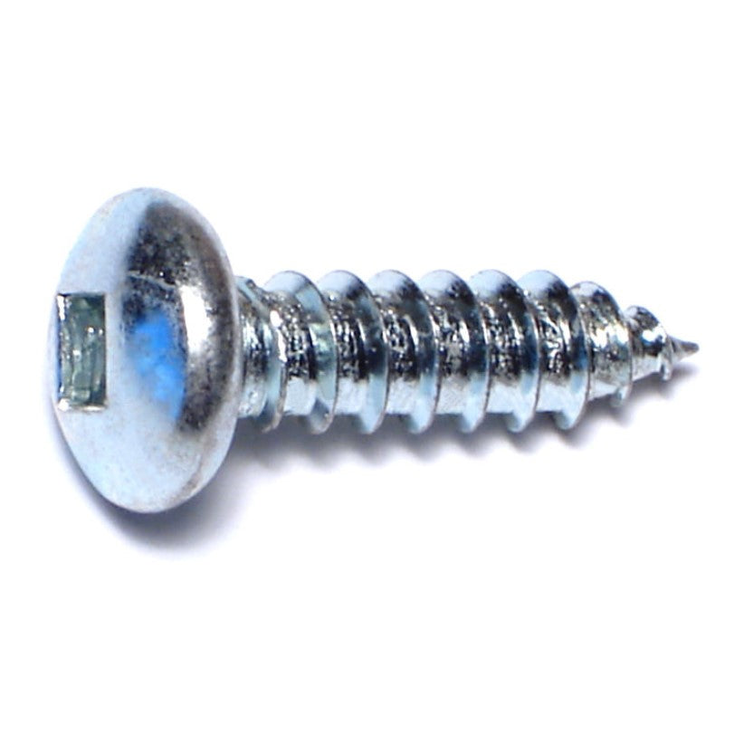 #12 x 3/4" Zinc Plated Steel Square Drive Pan Head Sheet Metal Screws ...