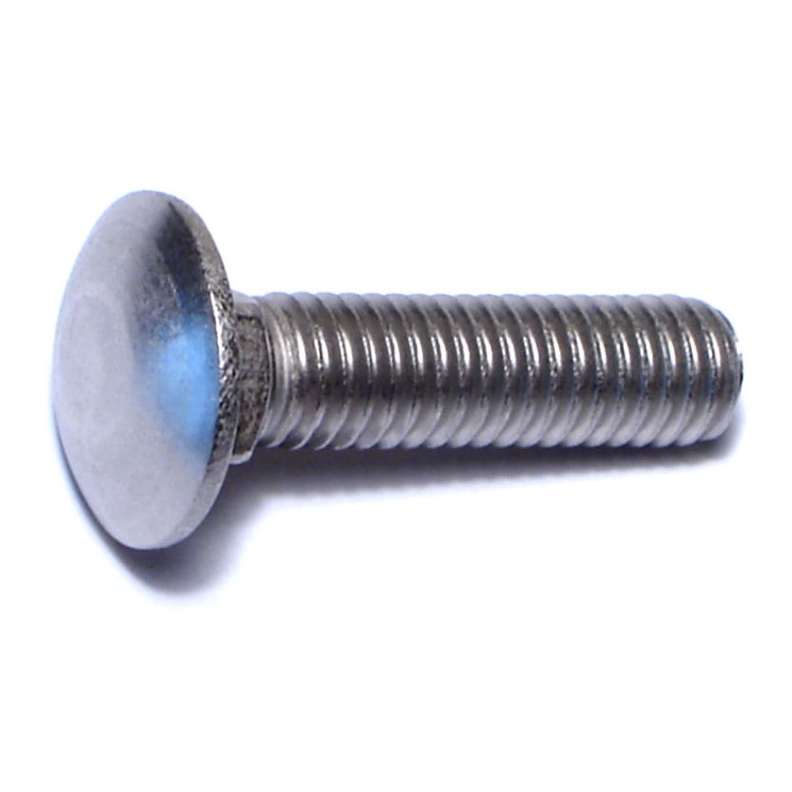 3/8"-16 x 1-1/2" 18-8 Stainless Steel Coarse Thread Carriage Bolts ...