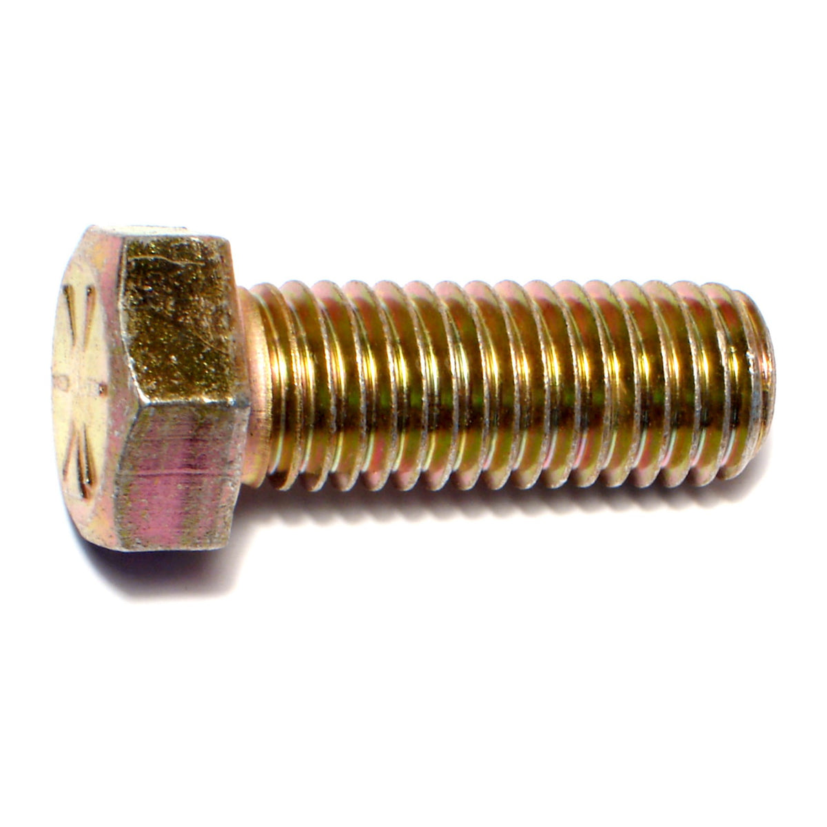 9/16"-12 x 1-1/2" Zinc Plated Grade 8 Steel Coarse Thread Hex Cap Scre ...