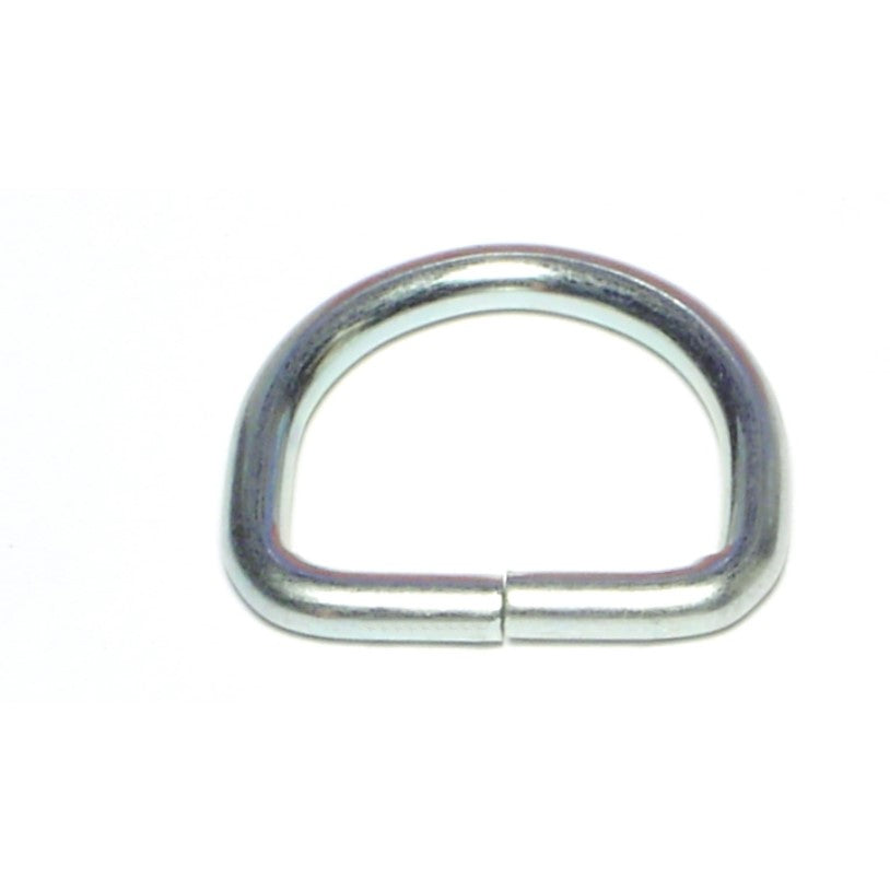 1/8" x 1-1/8" Zinc Plated Steel D-Rings — Fastener Line