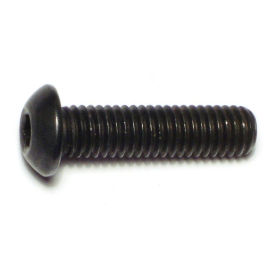 3/8"-16 x 1-1/2" Plain Steel Coarse Thread Button Head Socket Cap Scre ...