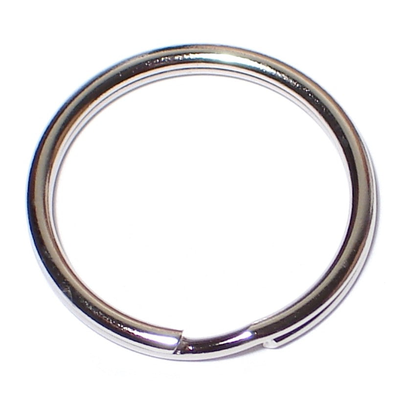 1" Nickel Split Key Rings — Fastener Line