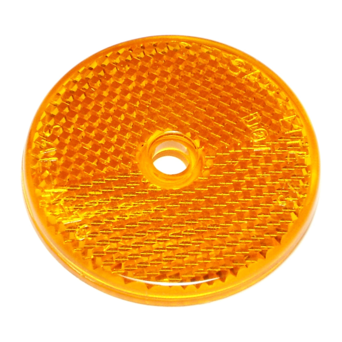 2-3/16" Amber Plastic Reflectors — Fastener Line