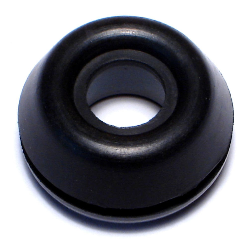 1/2" x 1-1/32" x 7/8" Black Rubber Grommets — Fastener Line