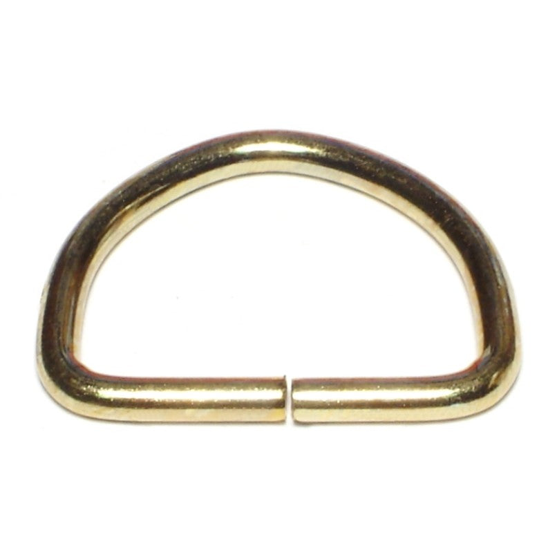 5/32" x 1-5/8" Brass D-Rings — Fastener Line