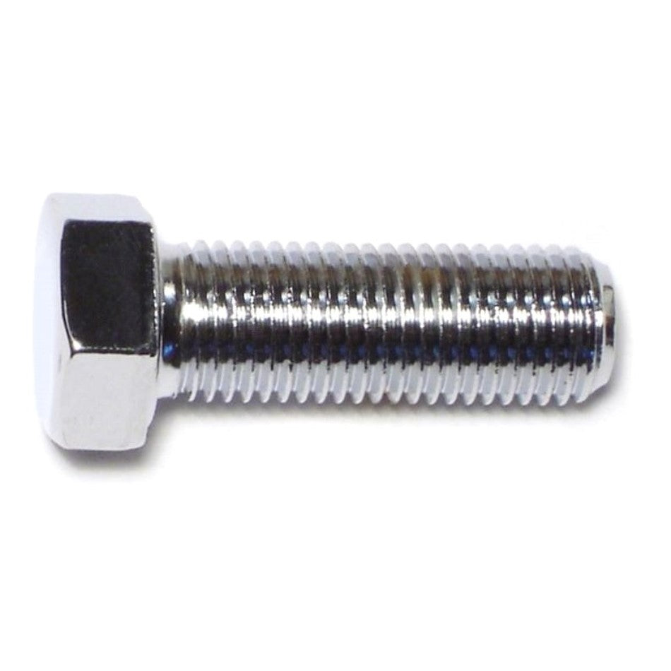 7/16"-20 x 1-1/4" Chrome Plated Grade 5 Steel Fine Thread Hex Cap Scre ...