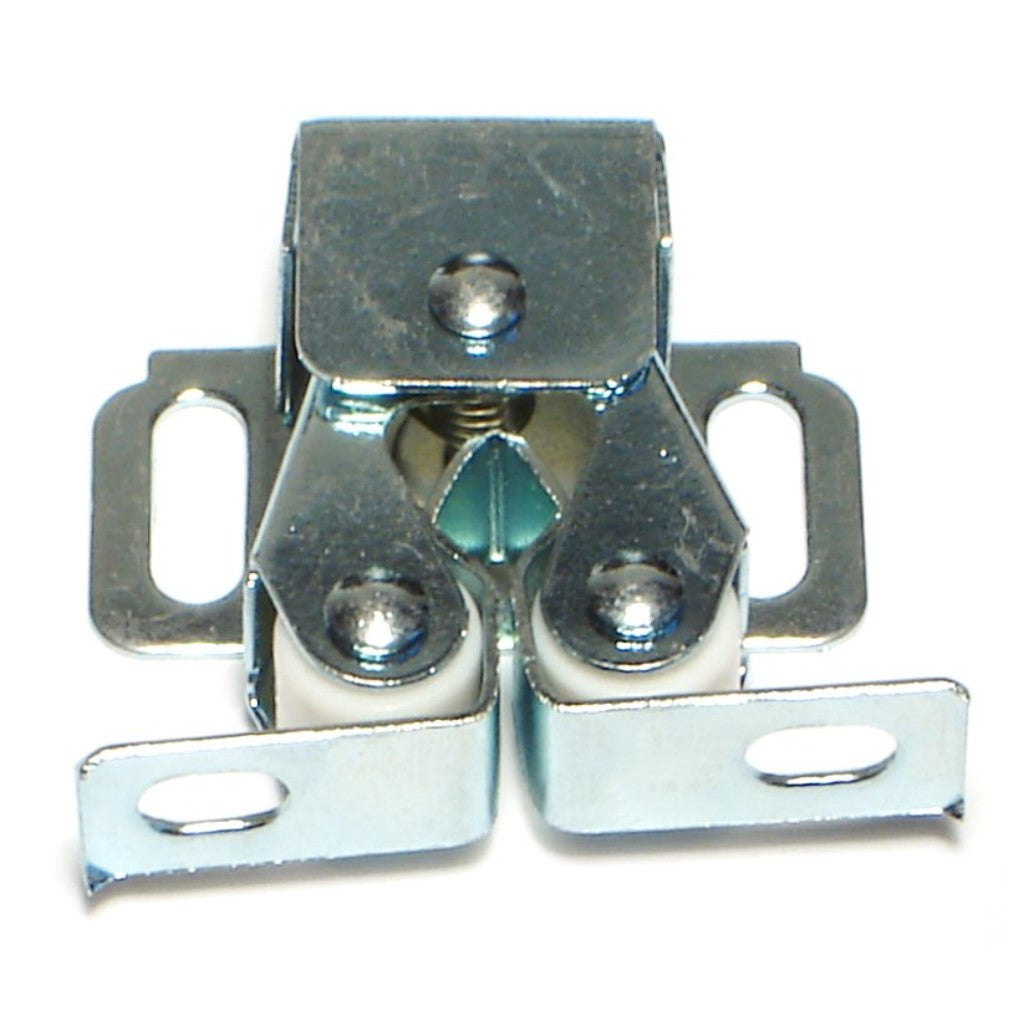 1/2" x 1-9/32" Zinc Plated Steel Double Roller Catches — Fastener Line
