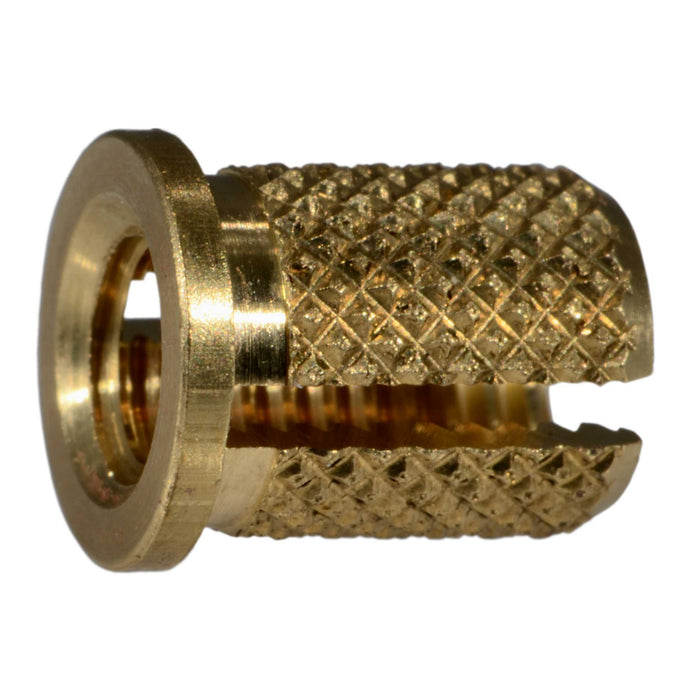 #10-32 Brass Fine Thread Flange Inserts — Fastener Line