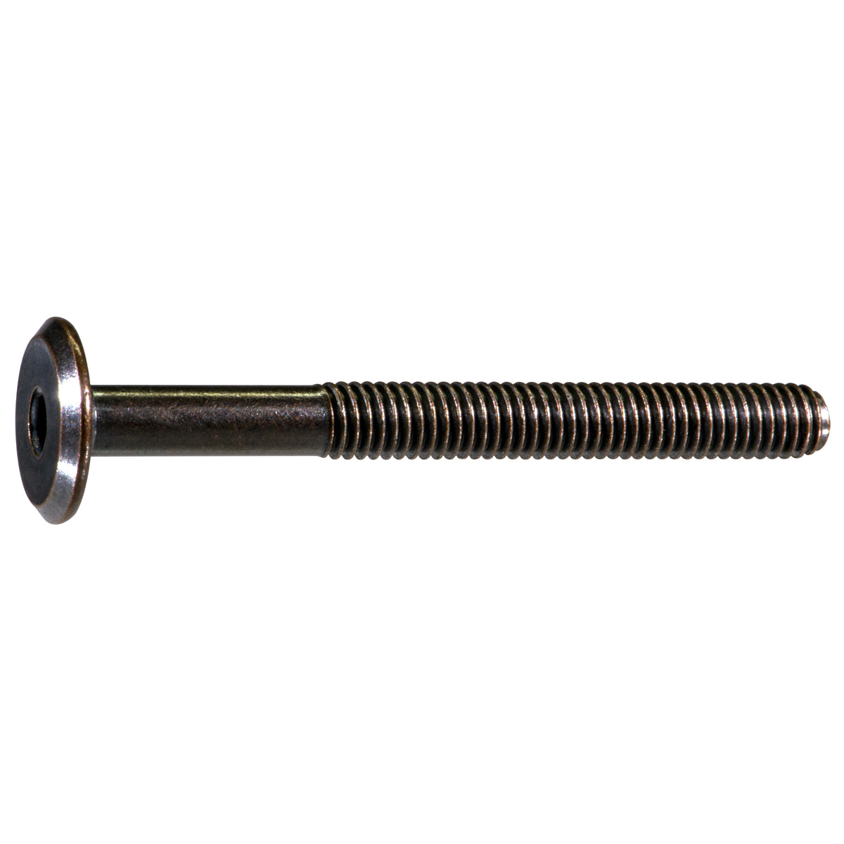 6mm-1.00 x 60mm Antique Bronze Painted Steel Coarse Thread Joint Conne ...