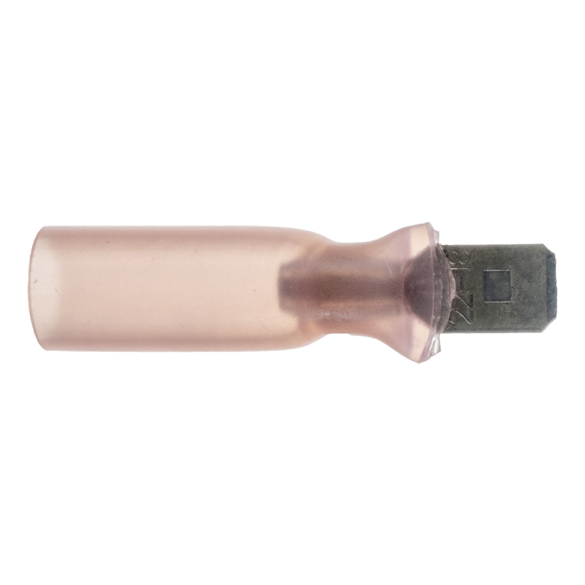 22 WG to 18 WG x 0.25" x 1-1/4" Insulated Heat Shrink Female Quick Dis ...
