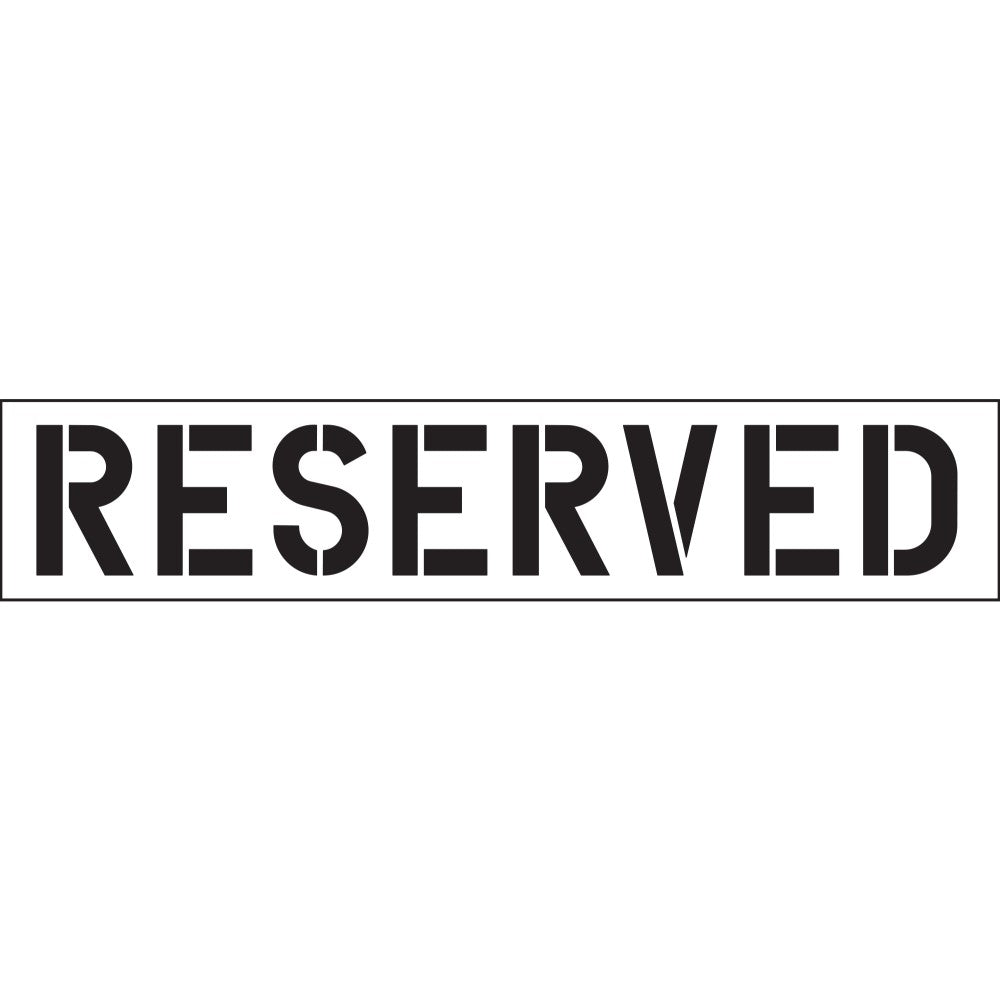Reserved Stencil-12" Letter Stencil (1 pc.) — Fastener Line