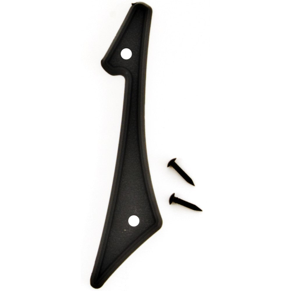 4" Black Plastic Number 1 (10 pcs.) — Fastener Line