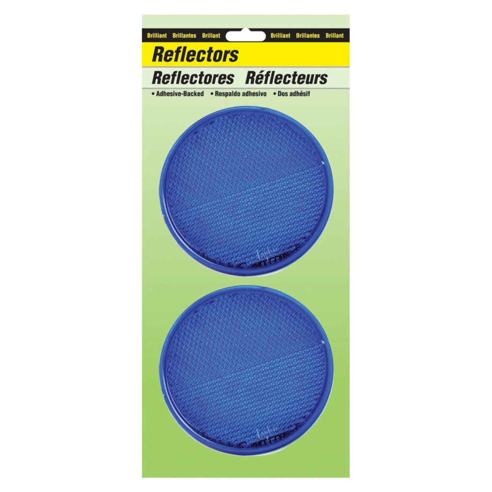 3.25" Carded Blue Reflector (12 pcs.) — Fastener Line