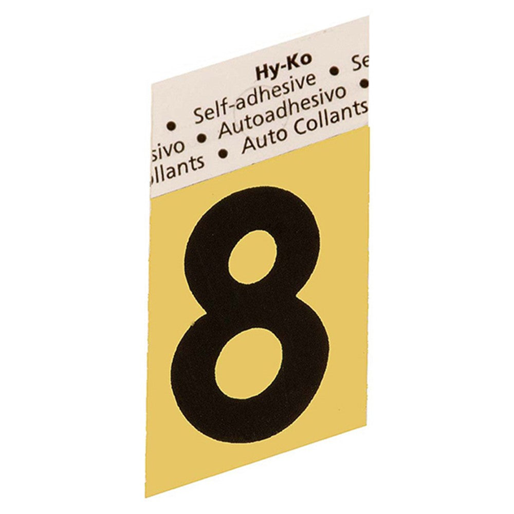 1.5" Gold Aluminum Number 8 (10 pcs.) — Fastener Line